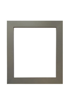 Metro Dark Grey Photo Frame 9 x 7 Inch | DIY at B&Q