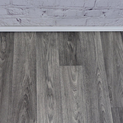METRO SPLASH ALDER OAK WOOD PLANK VINYL FLOORING 5.5M X 4M