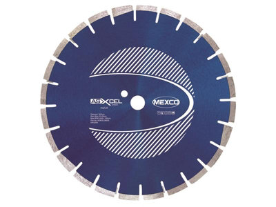 MEXCO ASXCEL35025 Asphalt XCEL Grade Diamond Blade 350 x 25.4mm ...