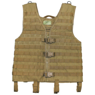 MFH Vest MOLLE Light Carrier Coyote