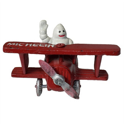 Michelin Man In Airplane Plane Mascot Figure Statue Bibendum Figurine ...