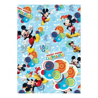 Mickey Mouse Clubhouse Gift Wrap Multicoloured (One Size)