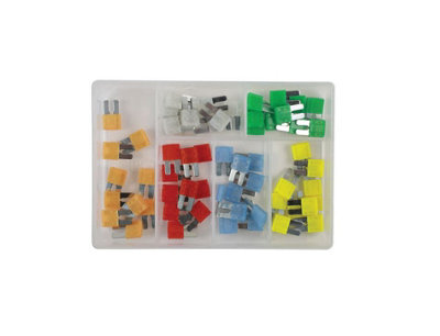 Micro 2 Blade Fuse Assorted Box 60 Pc Connect 37158 | DIY at B&Q
