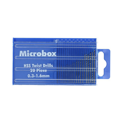 Micro Drill Set for Model Engineering Twist Spiral Mini Drills Metric ...