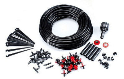 MICRO GARDEN PLANT WATERING WATER IRRIGATION SYSTEM KIT 74PC
