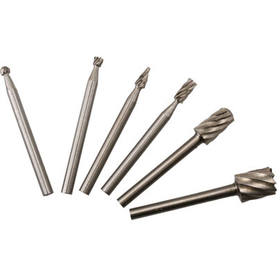 Micro HSS Burr Set For Rotary Tools with 3.17mm Chuck Engraving ...