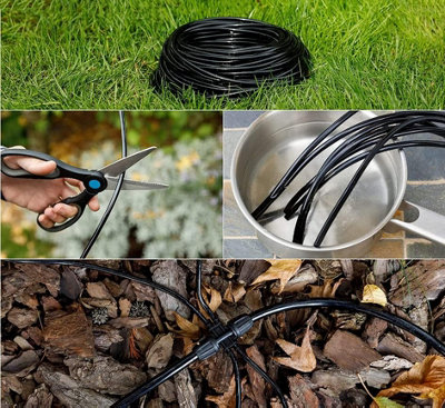 Micro Irrigation Pipe Tube 4mm 6mm Hose for Micro Drip Garden ...