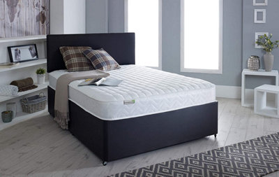 Micro Quilted Memory Foam Spring Mattress - 2ft6 Small Single (75cm x ...