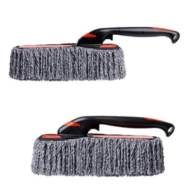Microfiber Car Cleaning Duster Mop & Brush - Telescopic Handle