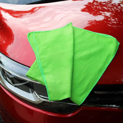 Microfiber Cloth Car Kitchen Bathroom Cleaning Drying Polishing 3pcs