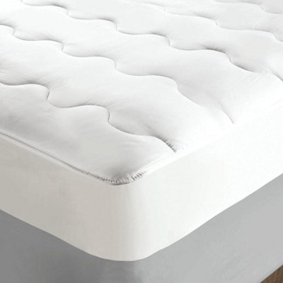 Microfibre Deep Fill Mattress Protector - Luxury Quilted Bed Topper ...