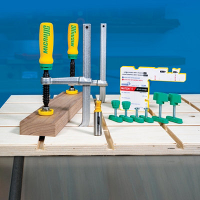 MicroJig MATCHFIT Dovetail Clamp Pro (1/2" Shank Version) | DIY at B&Q