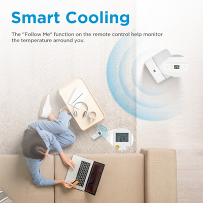 Midea 9000 BTU Portable Air Conditioner for Home - Infrared, 24H Timer ...