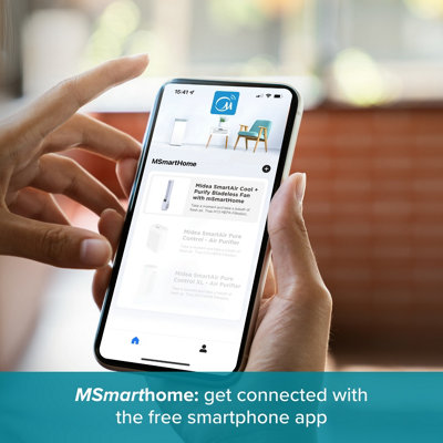 Midea Smart Air Cool + Purify Bladeless Fan with Free MSmartHome App