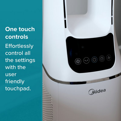 MIDEA SMART AIR COOL + PURIFY BLADELESS FAN WITH FREE MSMARTHOME APP