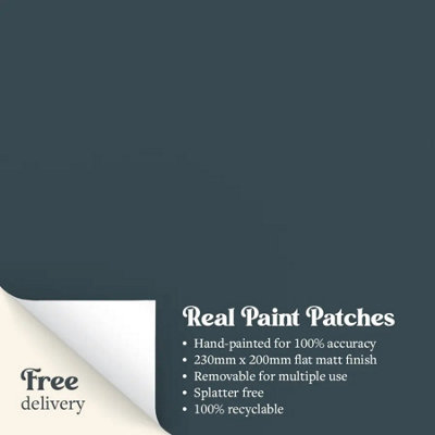 Midnight Hue Paint Patch Flat Matt Sample