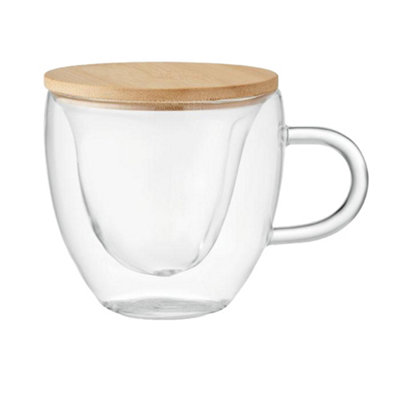 MidOcean Cora Borosilicate Gl Double Wall 180ml Mug Transparent (One Size)
