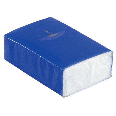 MidOcean Sneezie Tissues (Pack of 10) Royal Blue (One Size)
