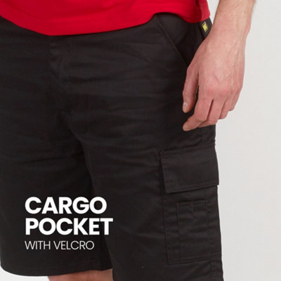 MIG Mens Navy Combat Cargo Work Shorts (42)