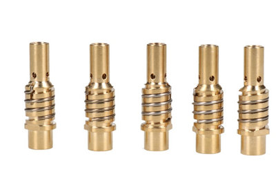 Mig Welding Torch Tip Adapter Right Hand Thread & Spring Shroud Support ...