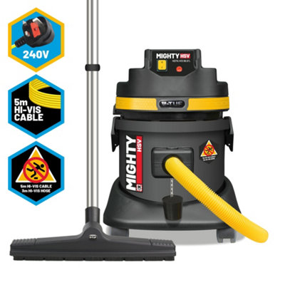 MIGHTY HSV - 21L M-Class 240v Industrial Dust Extraction Wet & Dry Vacuum Cleaner - Health ...