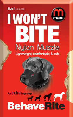 Mikki Nylon Muzzle Size 4 for XL Dogs
