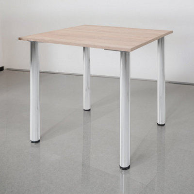 Mikla Metal Leg Modern Table - Sonoma Oak | DIY at B&Q