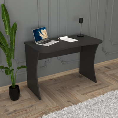 Mila Modern Desk Minimalist Home Office Desk in Two Sizes, 3 Colour ...