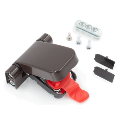 Mila ProSecure Flag Door Hinge (3 Pack) - 20mm, Brown