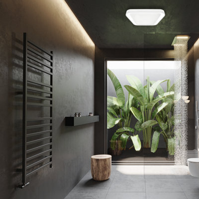 Milagro Quadro LED Ceiling Lamp White 40cm Stylish Modern Powerful ...