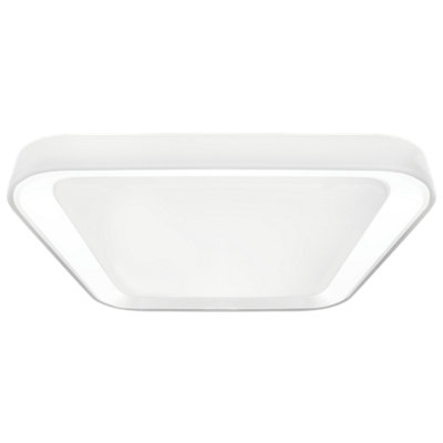 Milagro Quadro LED Ceiling Lamp White 40cm Stylish Modern Powerful ...