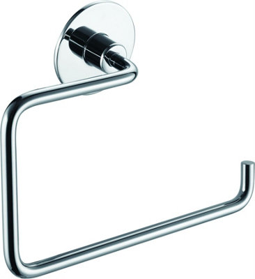 Milano Bathroom Oblong Open Towel Ring | DIY at B&Q