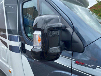 Milenco Falcon Long Arm Mirror Covers Black