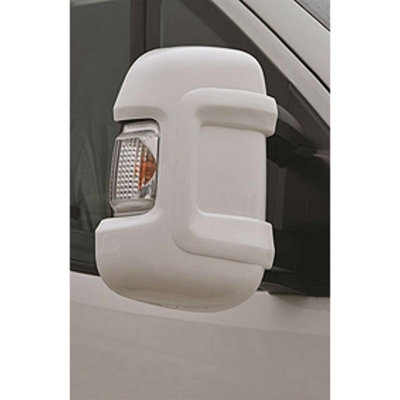 Milenco Falcon Long Arm Mirror Covers White