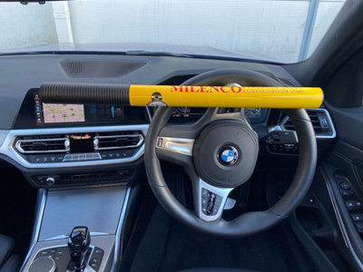 Milenco High-Security Steering Wheel Lock + Yellow