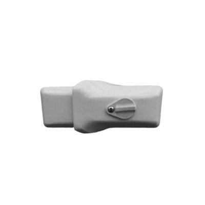 Milenco High Security Van Door Lock White Hardened Steel Universal Fit