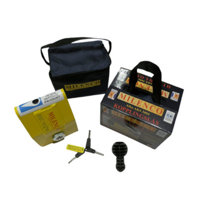 Milenco Super Heavy Duty Caravan Hitch Lock AKS 3004
