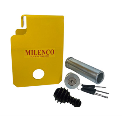 MILENCO SUPER HEAVY DUTY KNOTT AVONRIDE HITCH LOCK (SOLD SECURE GOLD)