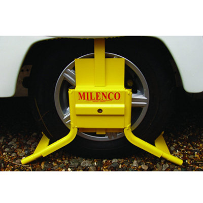 Milenco Yellow M16+ Motorhome Wheel Clamp 16" for 235 Tyres