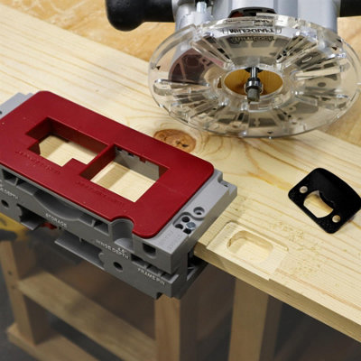 Milescraft 1229 Hinge Jig Plus Dual Clamping Door Hinge Jig