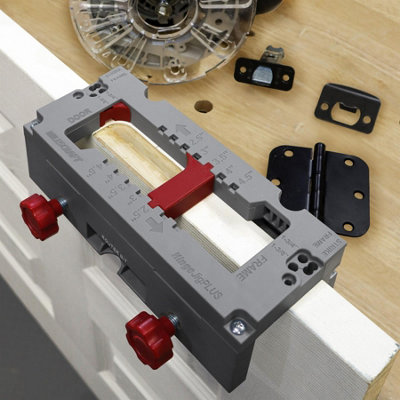 Milescraft 1229 Hinge Jig Plus Dual Clamping Door Hinge Jig