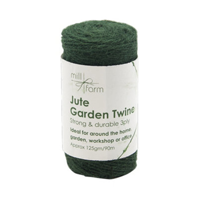 Mill Farm Green Jute Twine Spool Small 125g/ 90m One Colour (One Size)