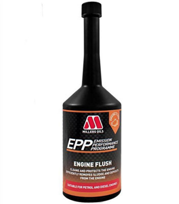 MILLERS EPP Engine Flush Cleans Engine Internally Oil Flushing Additive ...