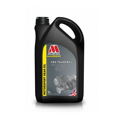 Millers Oils Motorsport CRX 75w-90 75w90 NT+ Fully Synth Gear Oil 4x5L