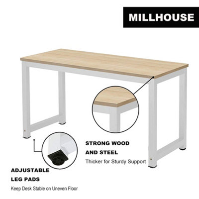 Millhouse Computer Desk Office Study Desk Computer PC Laptop Table ...
