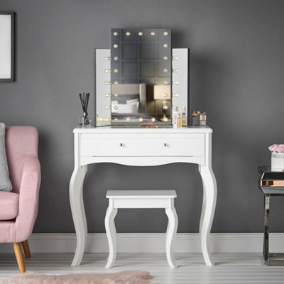 Millie LED Tri-Fold Vanity Desktop Mirror