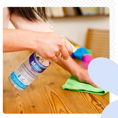 Buy Milton Antibacterial Surface Spray (500ml) - Disinfectant Multi at B&Q