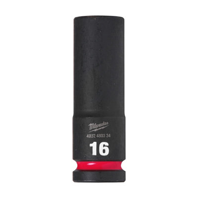 Milwaukee 16mm Deep Impact Socket 1/2" Inch Square Drive 4932480334