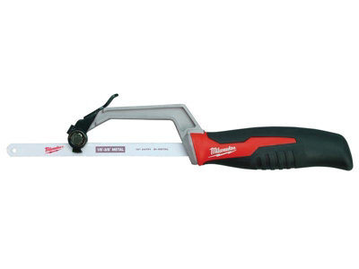 Milwaukee 48220012 Compact Hacksaw 250mm 10in 24tpi Blade Flush Cut ...