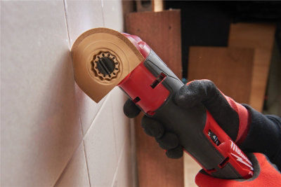 Milwaukee 48906051 Starlock Multitool Blade Grout Remover Carbide Blade ...